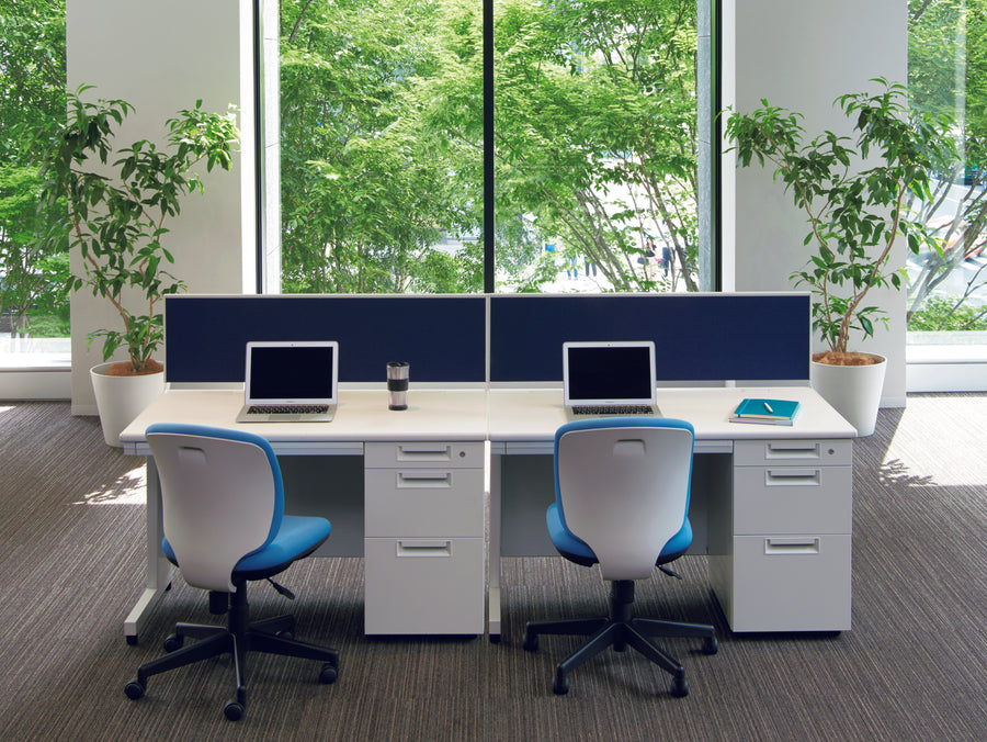 3段脇机（ラッチ付） W400×D700×H700mm - オフィス空間Online