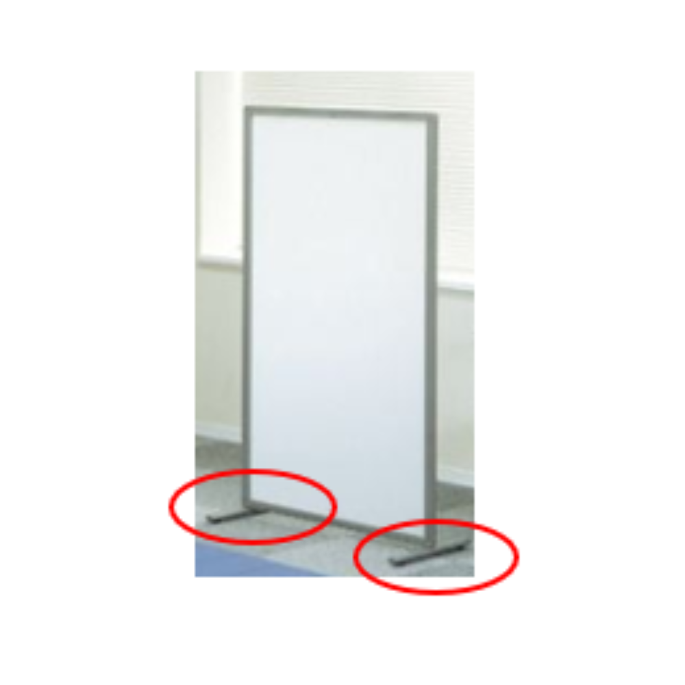 【在庫限り】スクリーンパネルDS-PY-1815用安定脚 1セット2個入り｜オフィス空間Online